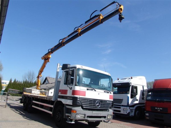Actros 2631 6x4 + Kran Effer 170 4S mit Funk