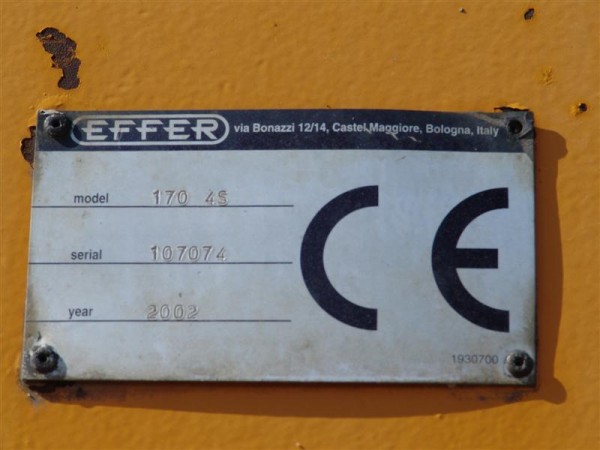 Actros 2631 6x4 + Kran Effer 170 4S mit Funk